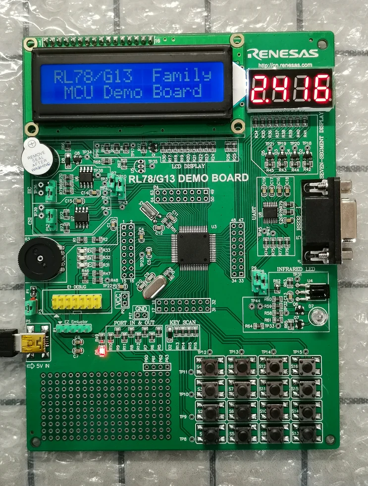 Renesas-Development-Board-Rl78-G13-G14-G12-R5f100lga-Development-Board-No-Pins-by-Default-need ...