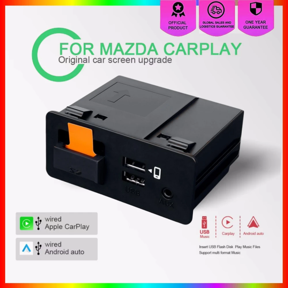 New Upgrade CarPlay Android Auto USB Hub OEM to modify Mazda 3 2 6 CX3 ...