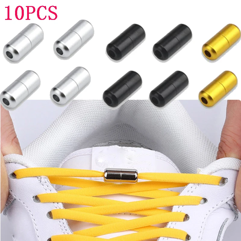 10PCS-Shoelaces-Semicircle-Buckles-No-Tie-Buckle-Connector-Shoes ...