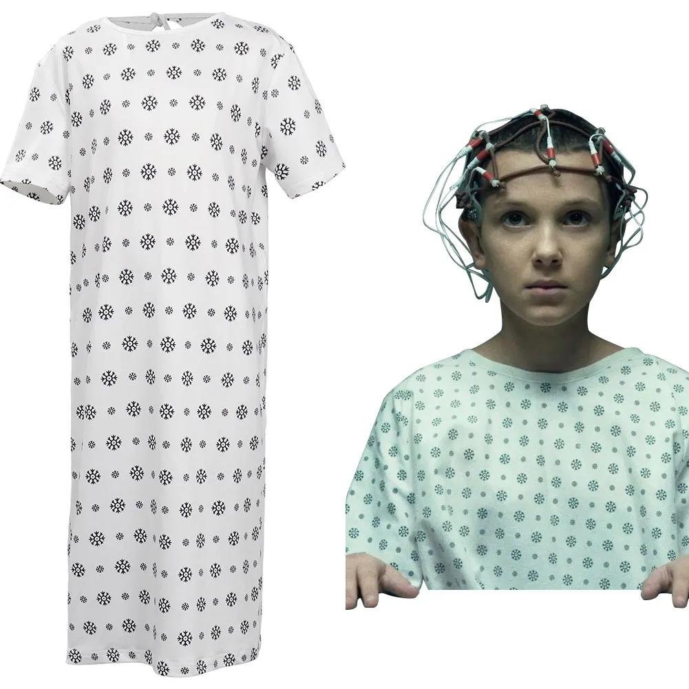 Stranger Things Series Eleven Laboratory Uniform Cosplay Costume ...