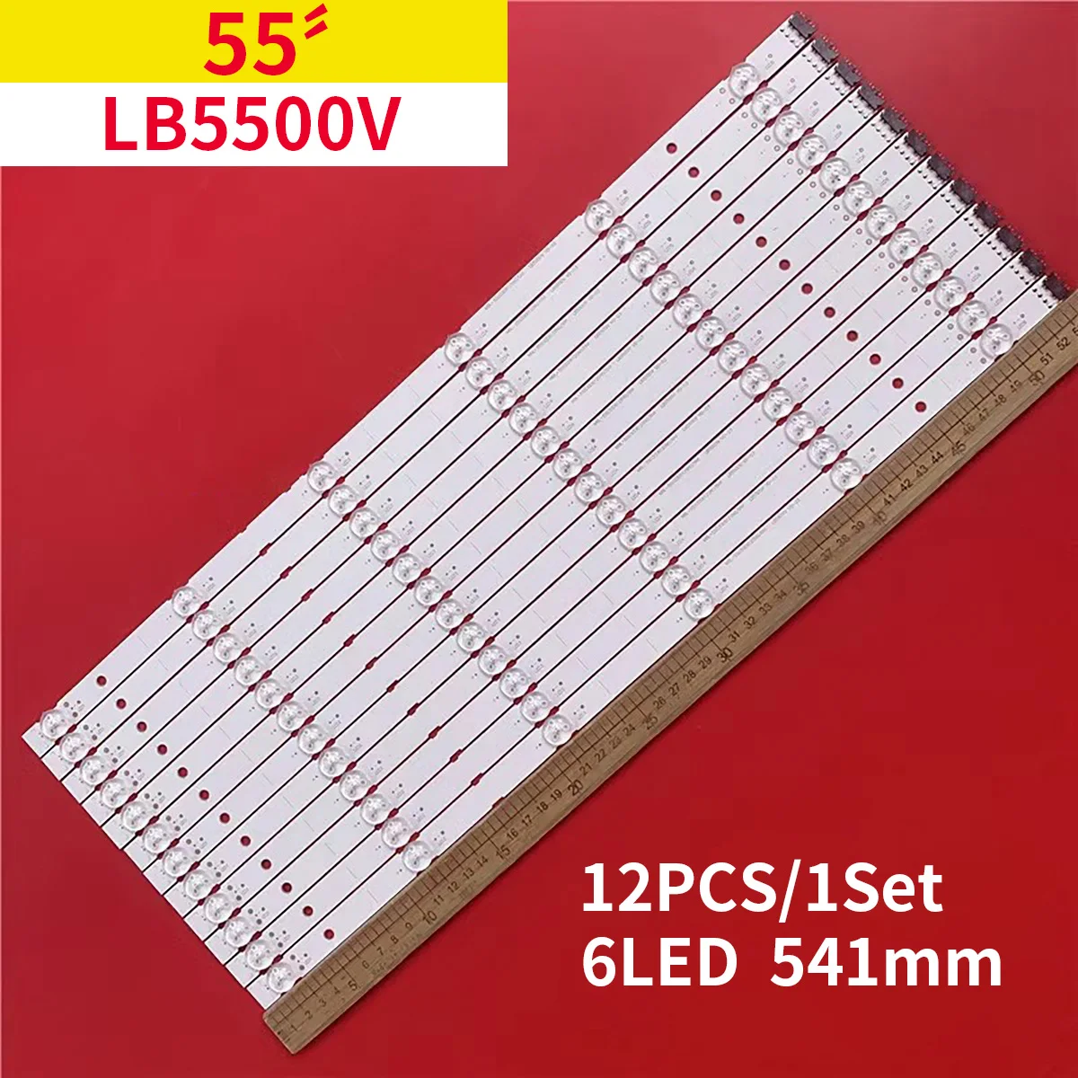 LED backlight strip 6 lens for LB5500V V0_03 XBR-55X900H XBR-55X90CH ...