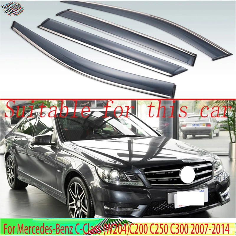 Para mercedes benz c class (w204) c200 c250 c300 2007 2014 plástico ...
