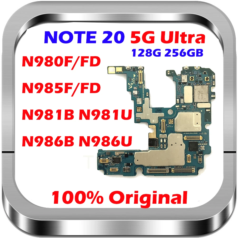 Placa-base-Original-Note-20-Ultra-desbloqueada-con-Chips-N980F-N985F ...