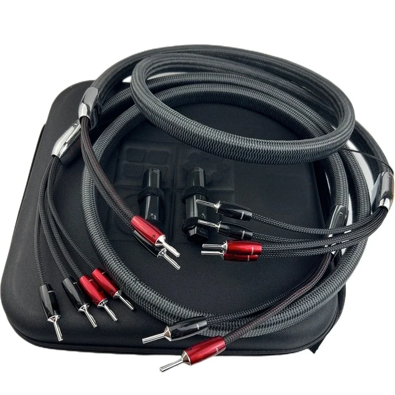 A-Pair-HiFi-Perfect-Silver-Core-Audio-Signature-WEL-Speaker-Cable-with ...