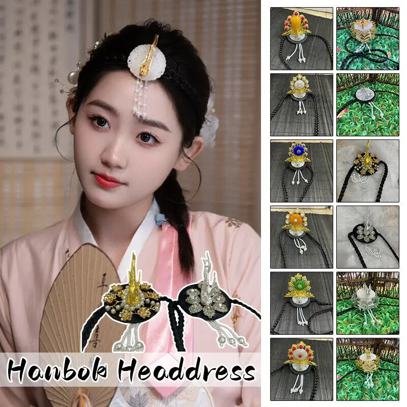 Korean-Hanbok-Hairband-Women-Phoenix-Style-Traditional-Braid-Headwear ...
