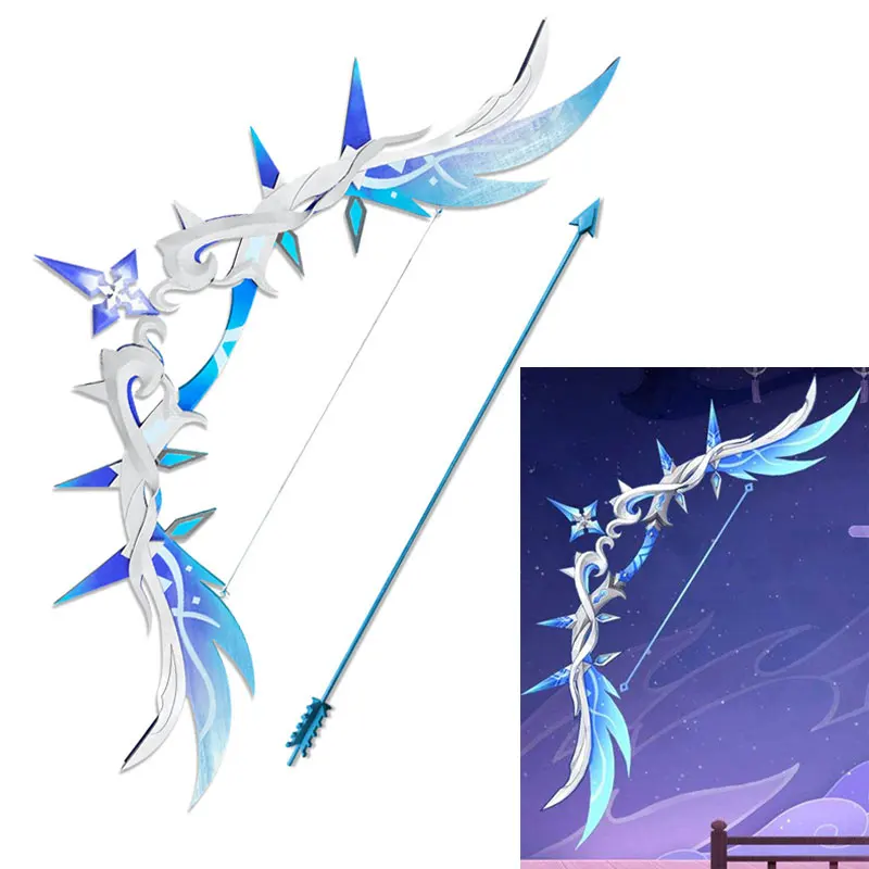 Genshin Auswirkungen Tartaglia Cosplay Polar Star waffe Halloween Bogen ...