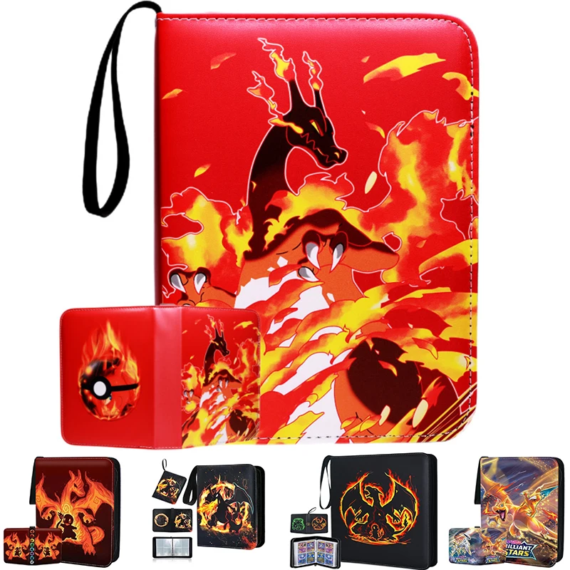 Pokemon-Charizard-400pcs-Holder-Album-Game-Card-Collection-Album-Book ...
