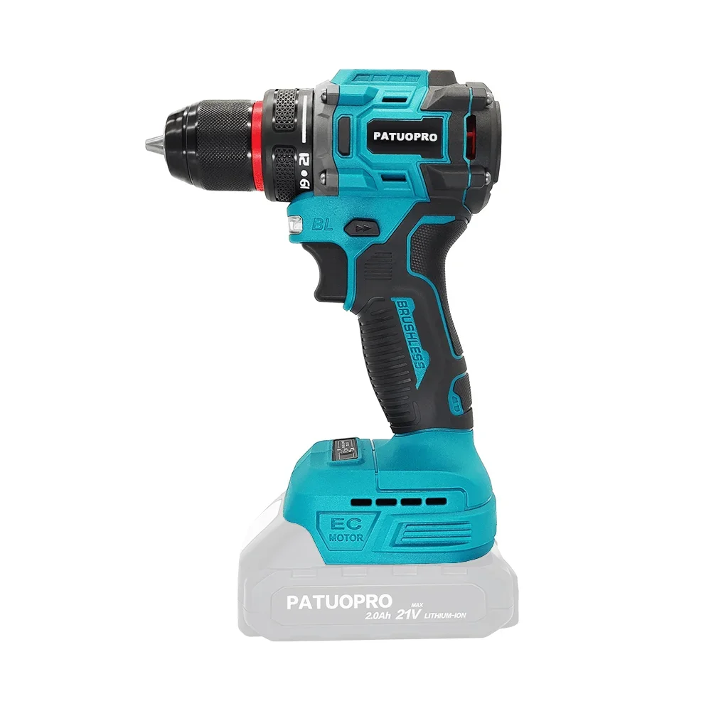 10mm-Brushless-Electric-Drill-2-Speed-Self-locking-Cordless-Drill ...