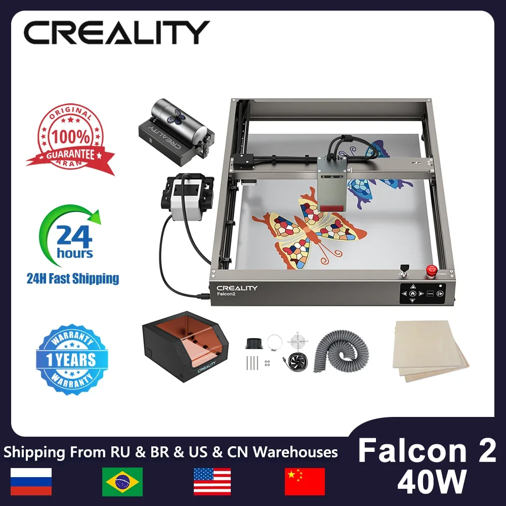 Creality-Falcon2-40W-Laser-Engraver-Adjustable-Light-Beam-Air-Assist ...
