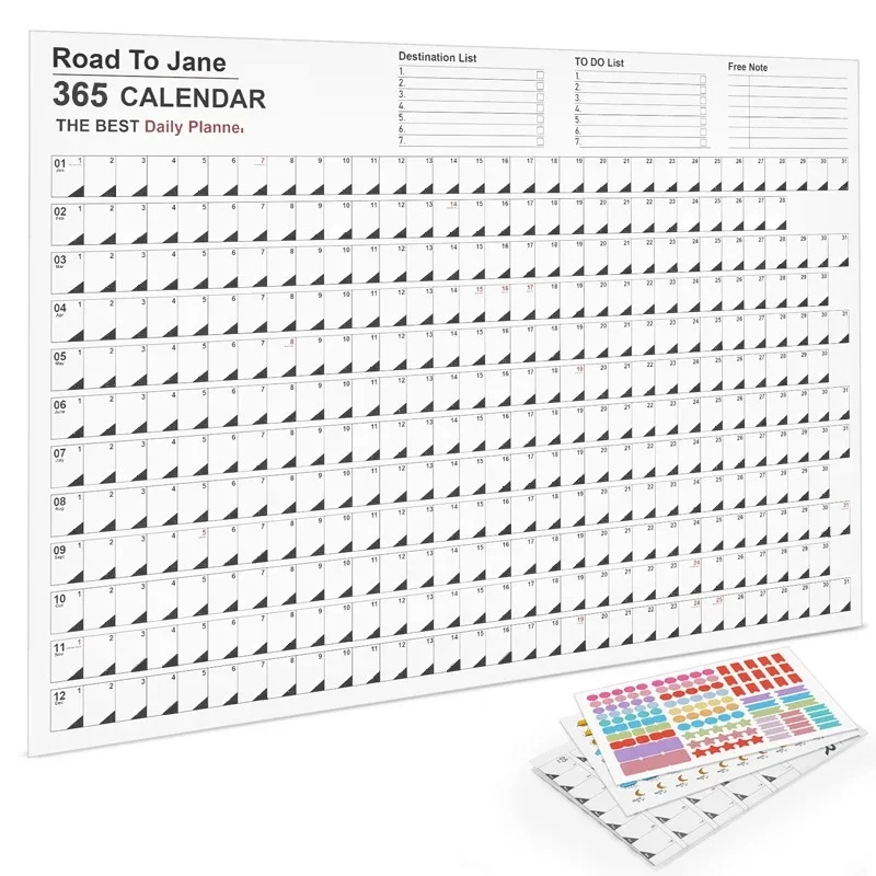 2023 2024 Calendar Simple Daily Schedule Planner Sheet To Do List ...