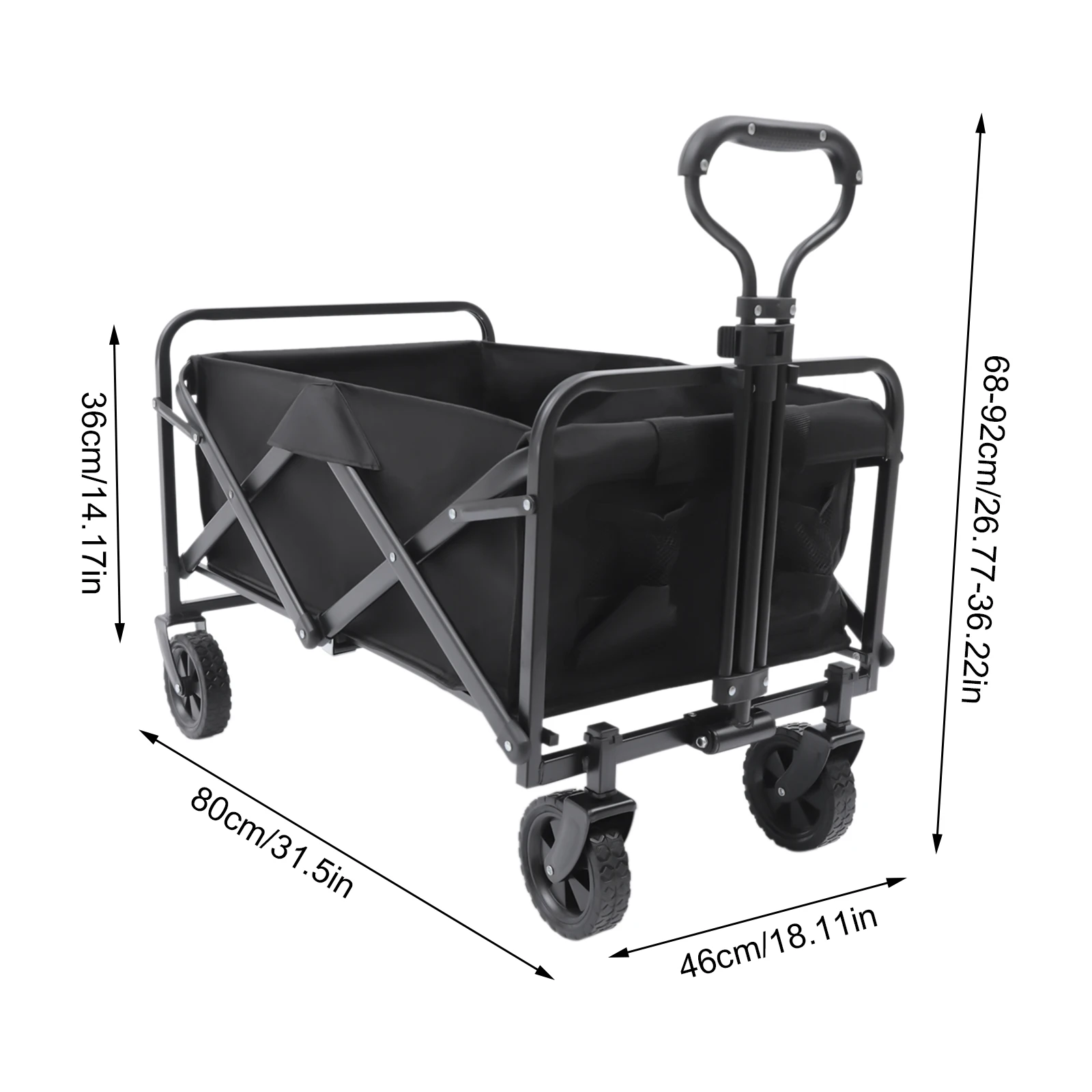 Collapsible-Outdoor-Wagon-Cart-Folding-Camping-Cart-Garden-Tool-Utility ...