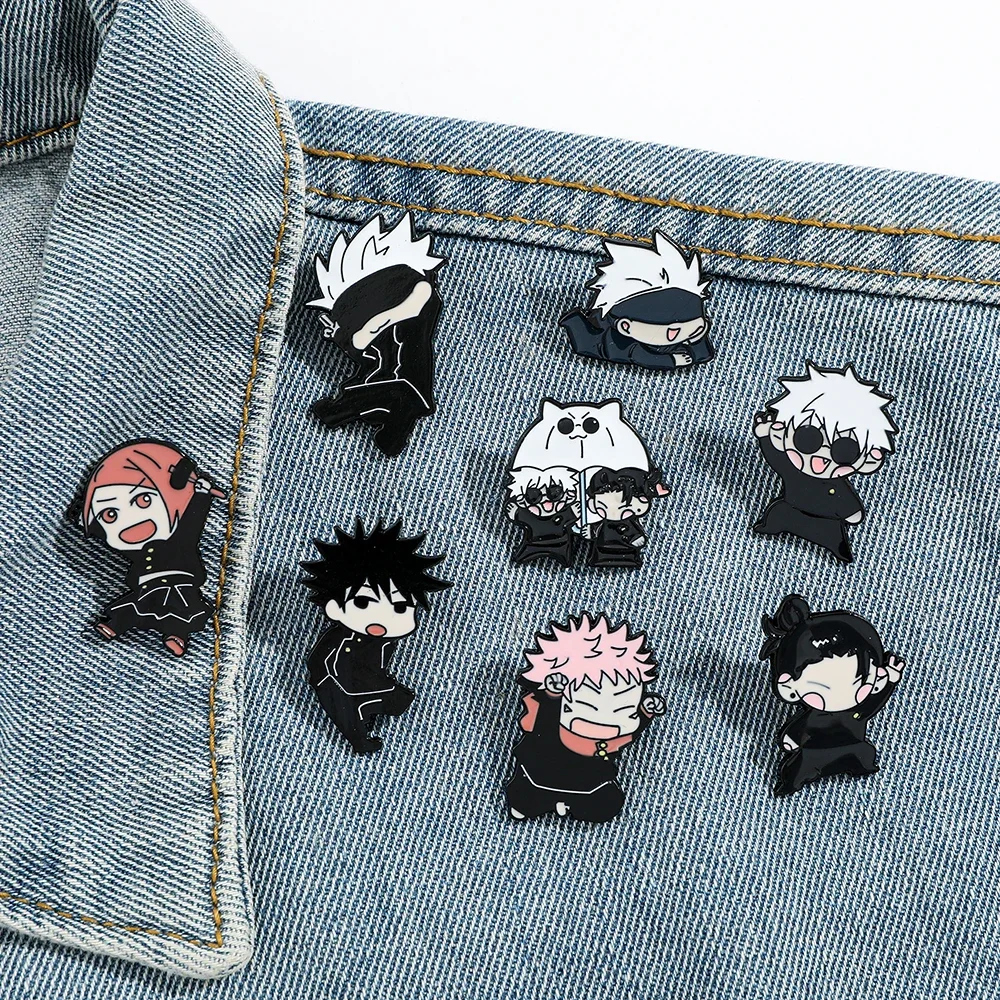 Criativo-Black-Boy-Character-Esmalte-Pin-Broche-Bonito-Dos-Desenhos ...