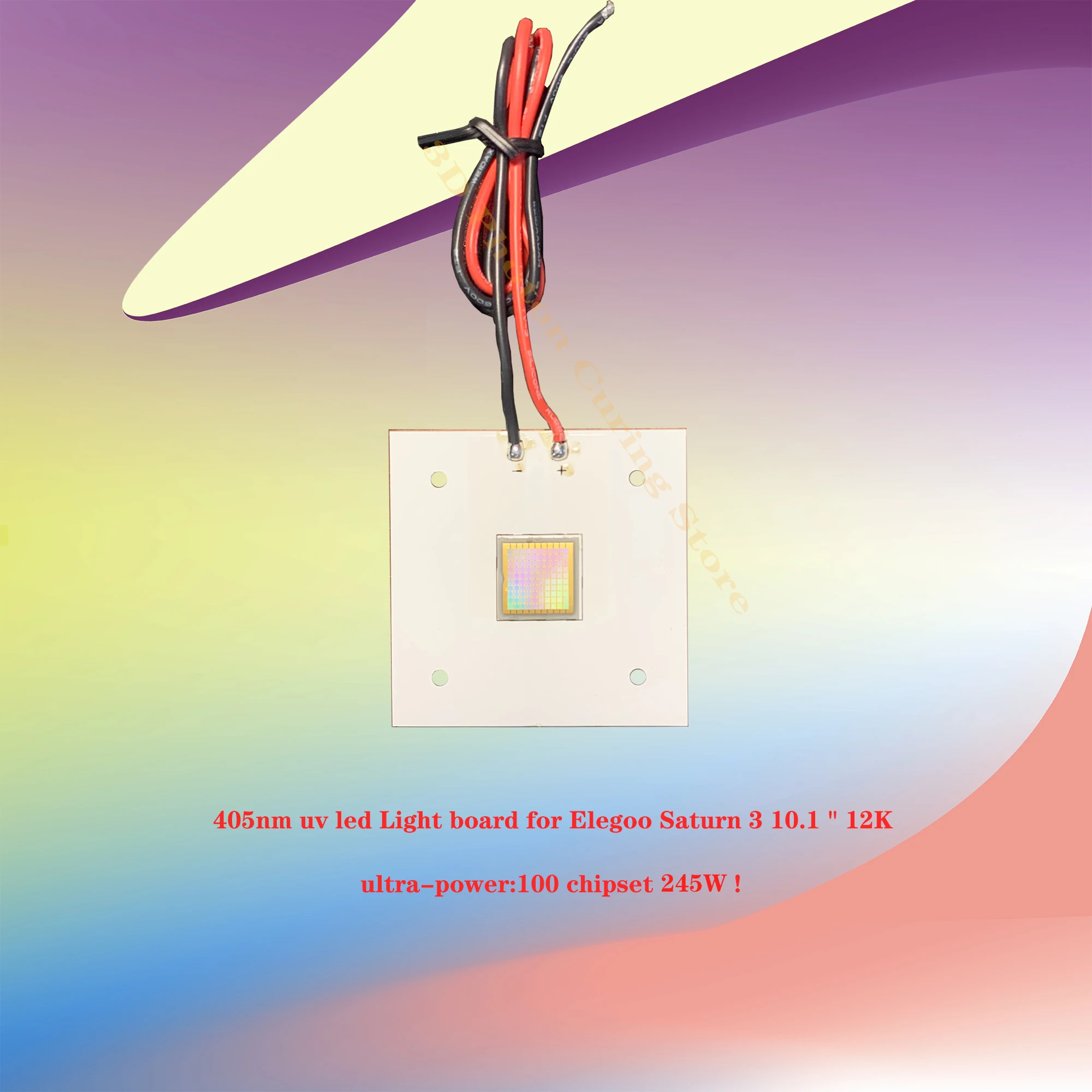 405nm-uv-led-Light-board-for-Elegoo-Saturn-3-10-1-12K-ultra-power-100 ...