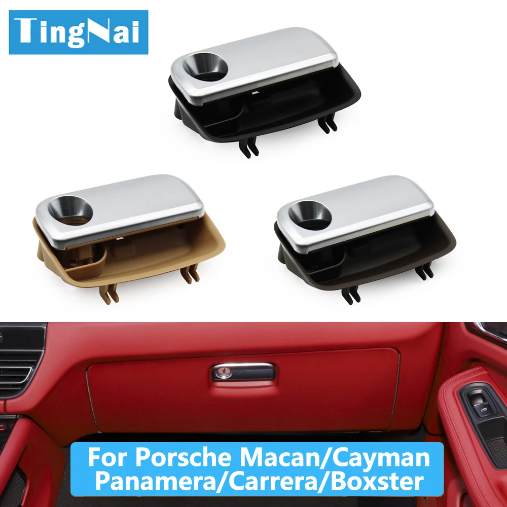 Car Dashboard Glove Box Lock Storage Box Handle For Porsche Macan 95B ...