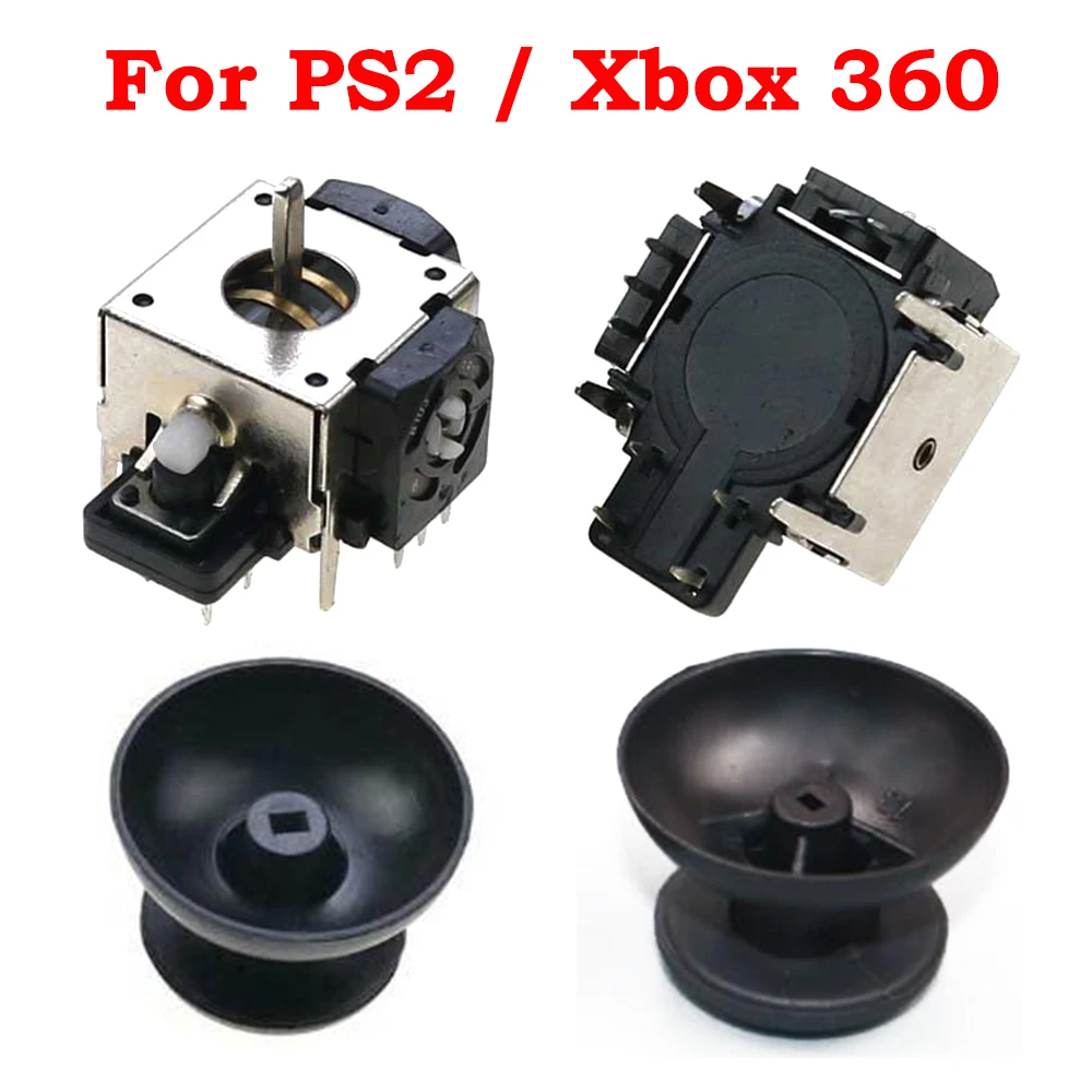 1PCS-Metal-Analog-Sticks-3D-Analog-Joystick-For-PS2-Xbox-360-Controller ...