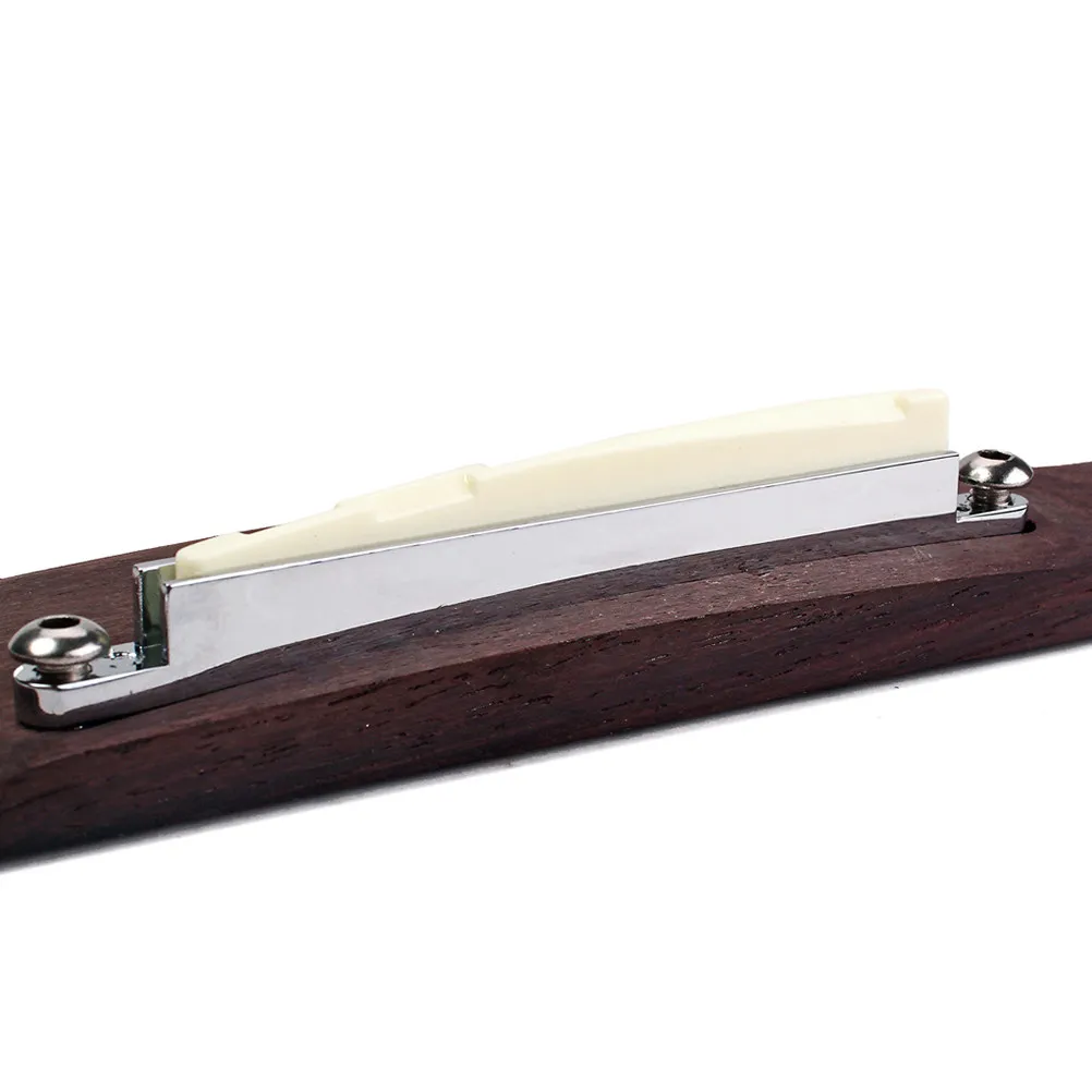 Rosewood Acoustic Guitar Bridge Kit 160Mm Long 40Mm Wide Satin Finish ...