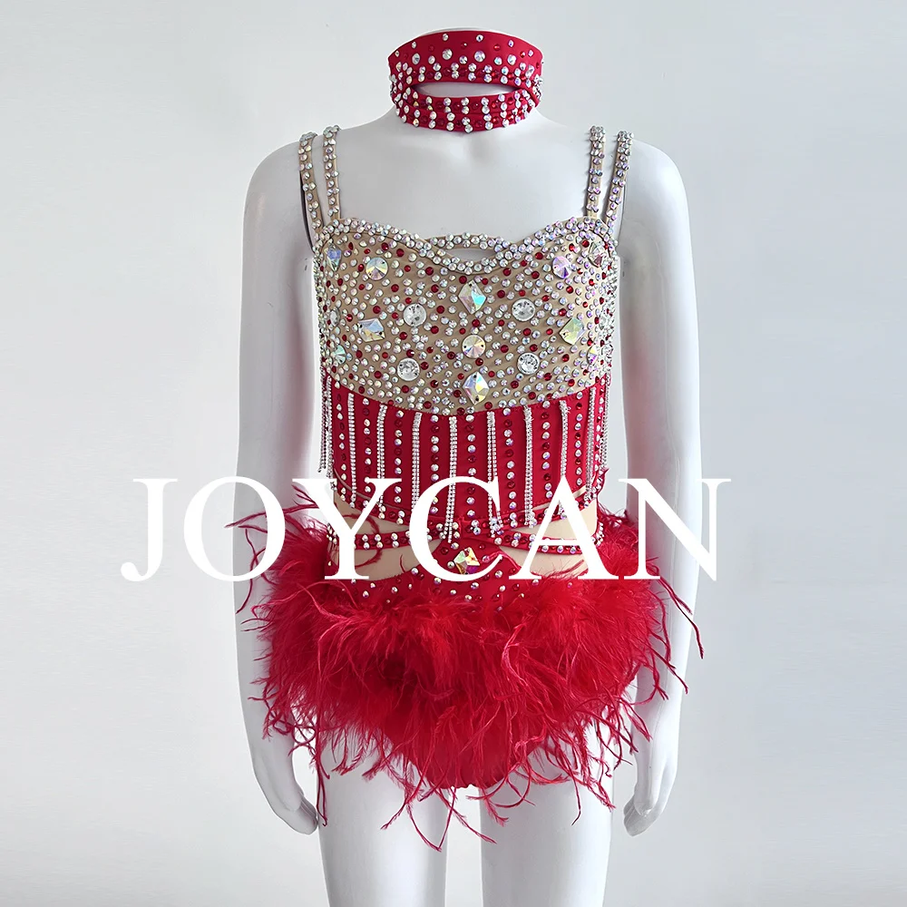 JoyCan Lyrical Dance Dress Jazz Dance Costume Pole Dancing Clothes Girl ...