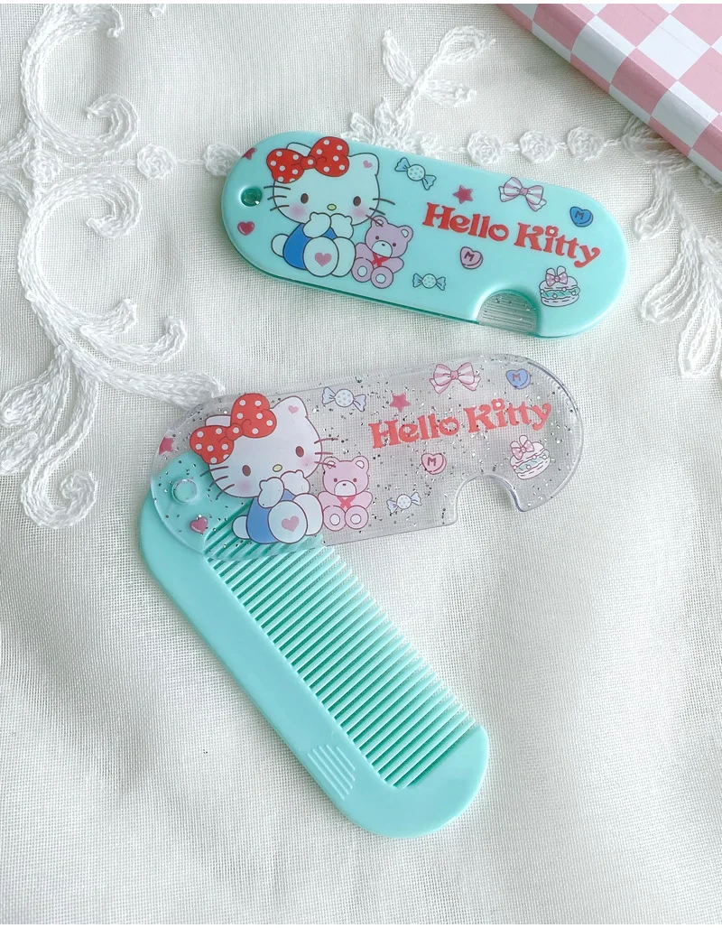 Vintage 1980s 1990s Heart Graphics Plastic Comb