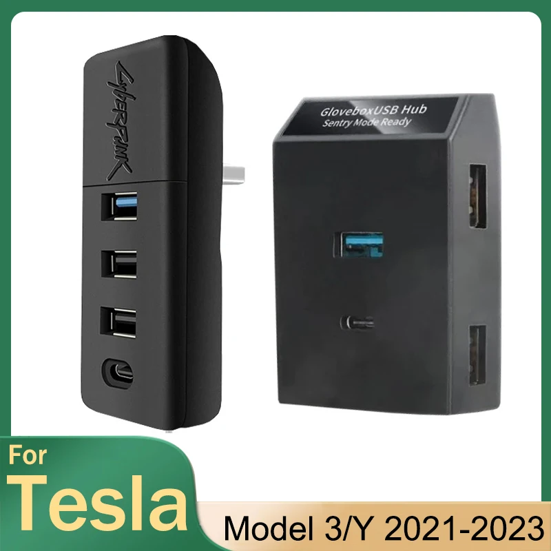 Tesla-Model-Y-Model-3-USB-Hub-Ports-Glove-Box-Docking-Station-Quick ...