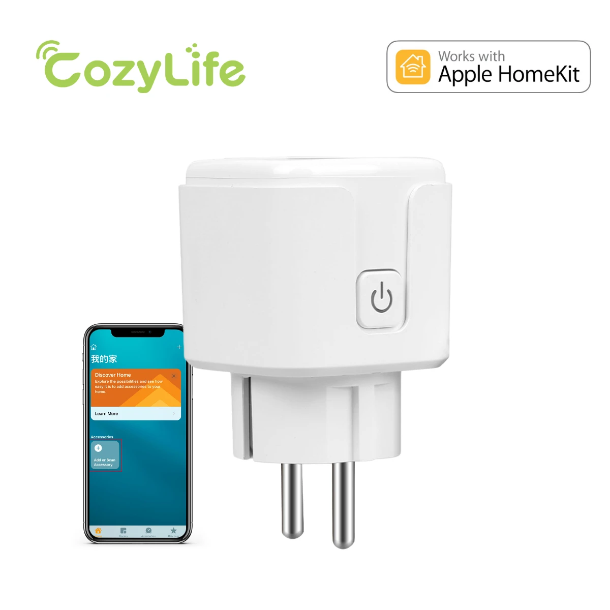 CozyLife HomeKit EU Smart Plug 16A WiFi Socket Timing Function Home APP ...