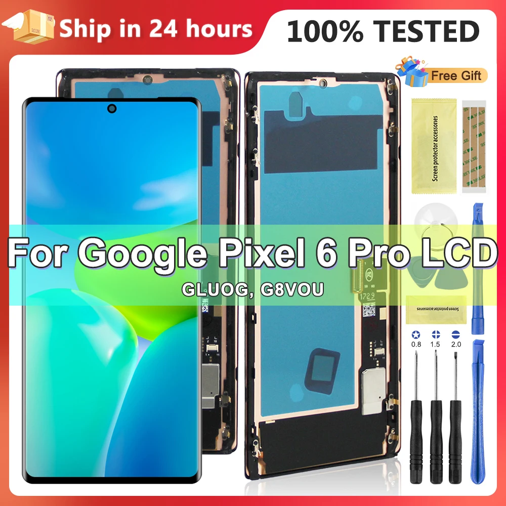 AMOLED-Display-For-Google-Pixel-6-Pro-GLUOG-G8VOU-LCD-Touch-Screen ...