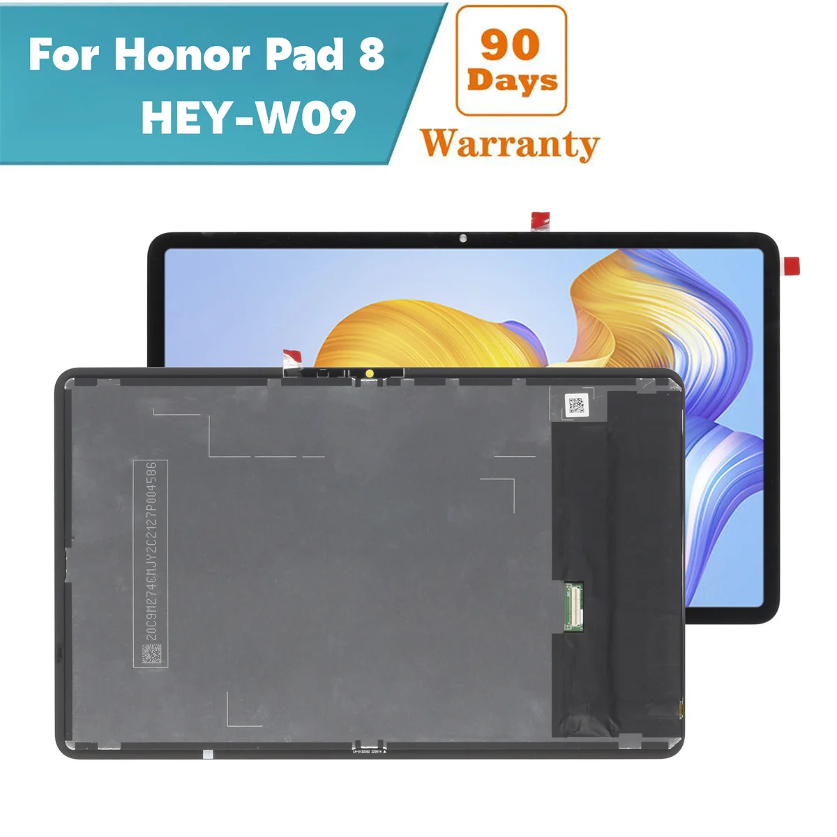 12" For Honor Pad 8 HEY-W09 HEY-AL09 LCD Display Touch Screen Digitizer ...