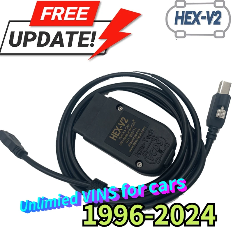 Free-Update-VCDS-HEX-V2-Usb-Interface-OBD-Scanner-Vag-Com-23-3 ...