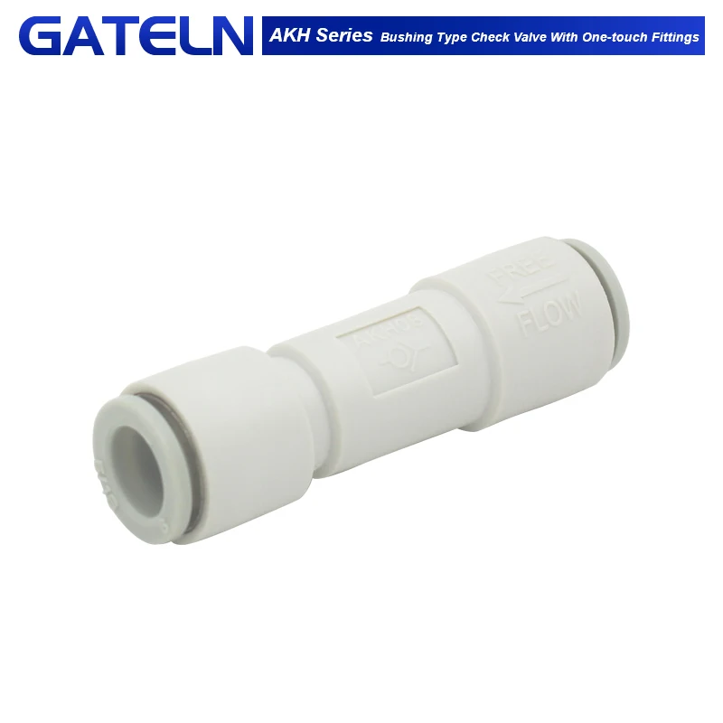 AKH Series Bushing Type Check Valve with One-touch Fittings AKH04-00 ...