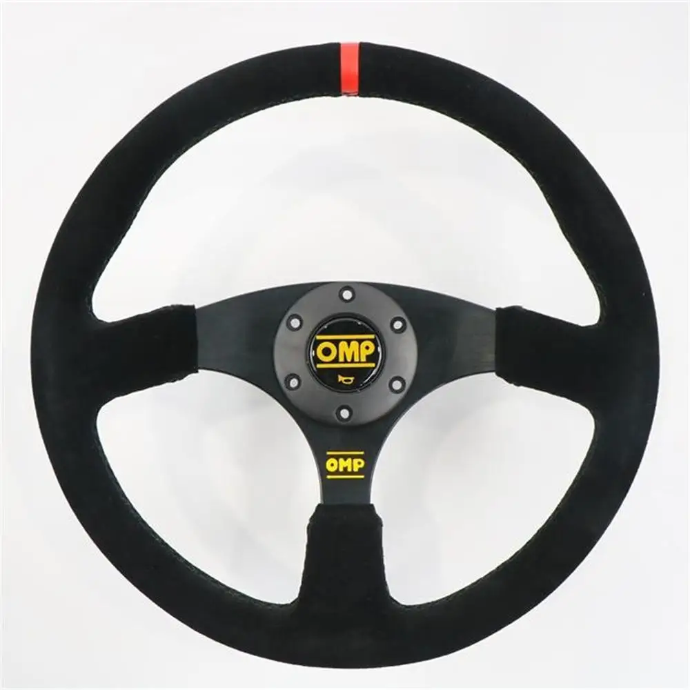 OMP-14-350MM-Steering-Wheel-Racing-SIM-JDM-Sports-Artificial-Velvety ...