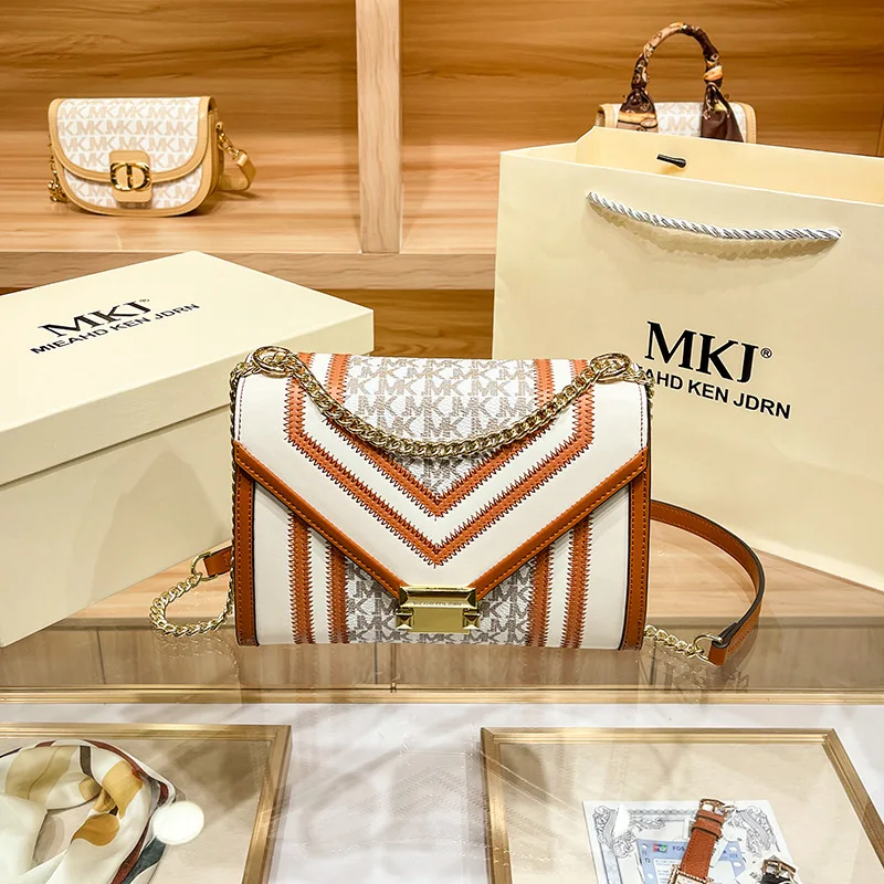 MKJ Luxury Women's Brand Handheld Bags Designer's New One Shoulder ...