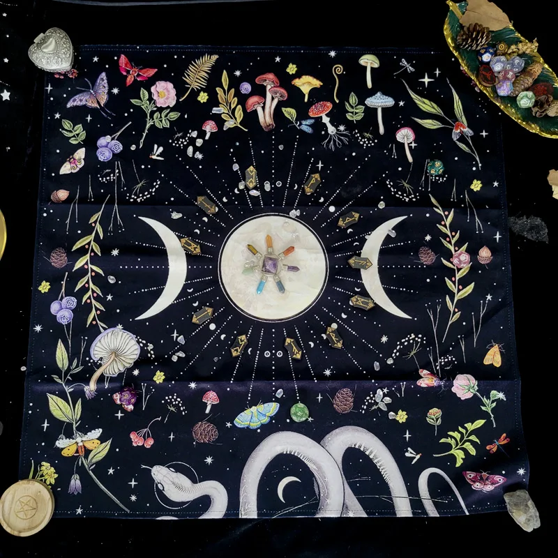 Flor Celestial celta, Triple Luna, tela de Tarot Wicca, mitología ...