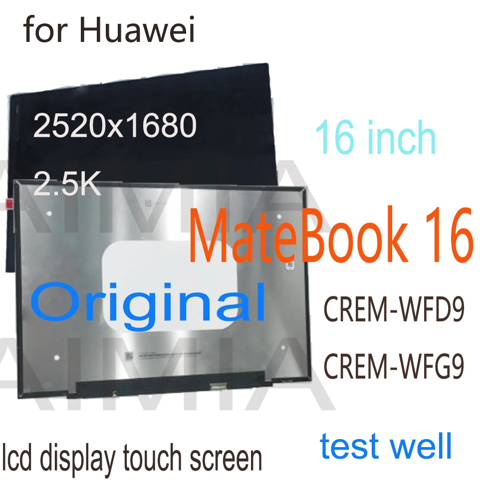 Tested Original 16 Inch LCD for Huawei MateBook 16 Laptops LCD Display ...