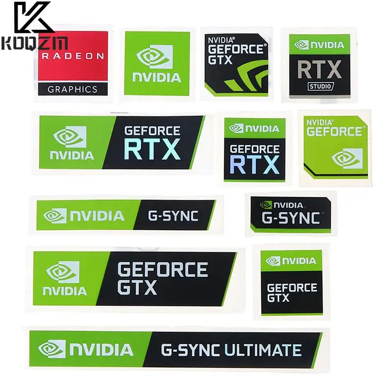 New NVIDIA GTX GEFORCE Laptop Desktop Label Decorative Sticker