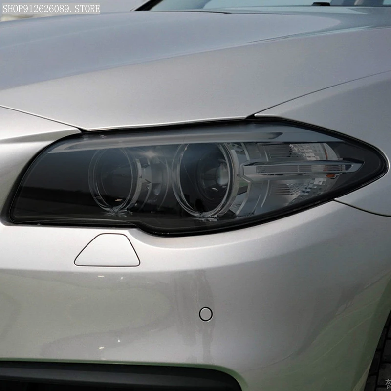 Car Headlight Protective Film Smoke Black Tint Wrap Vinyl Transparent ...