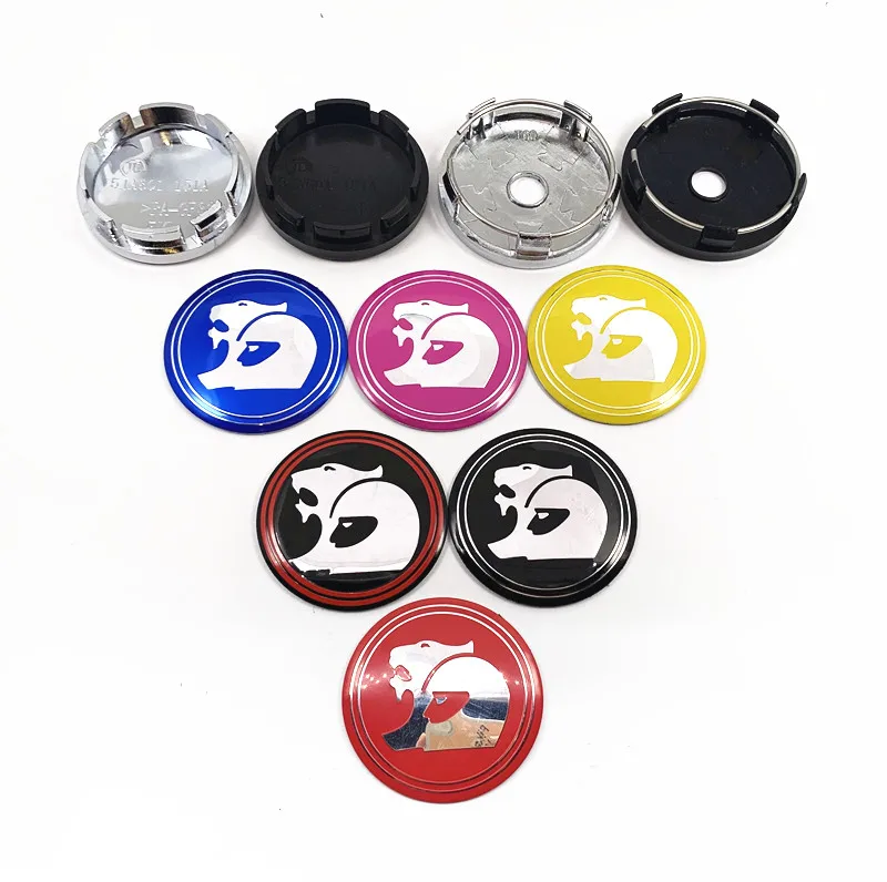 4pcs 56mm 60mm HSV Logo Car Emblem Wheel Center Hub Cap Rim Badge Refit ...