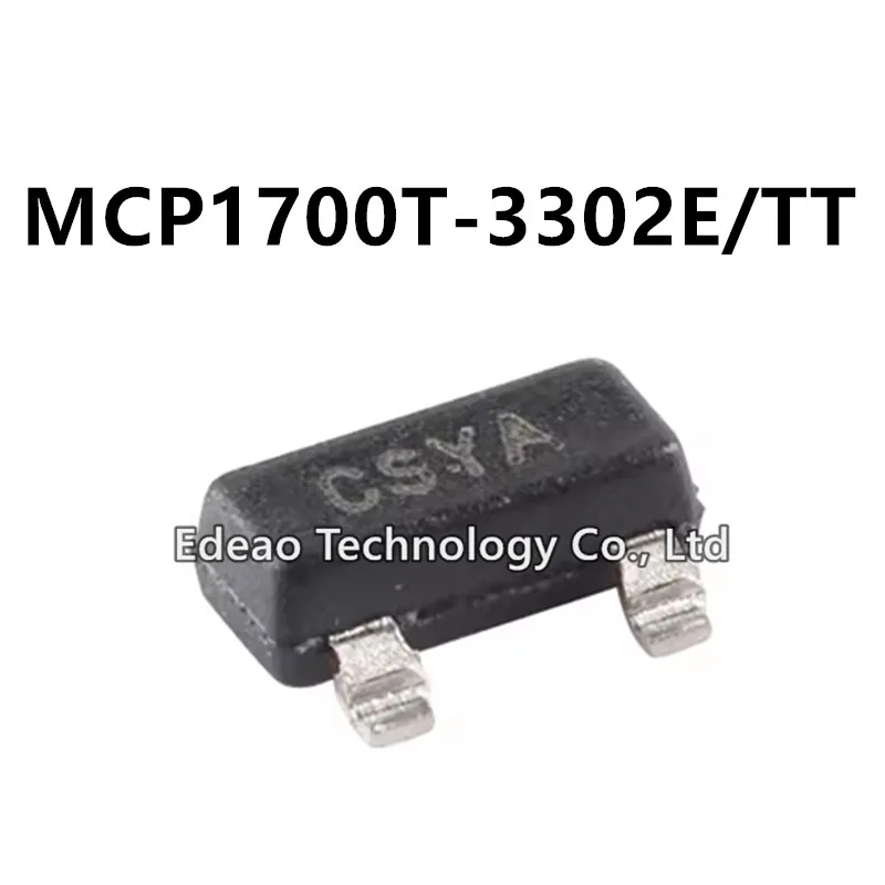 10~100Pcs/lot NEW MCP1700T-3302E/TT SOT-23 MCP1700T-3302E MCP1700T ...