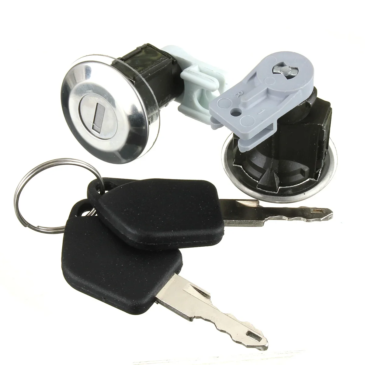 1Pair-Front-Door-Locks-Barrels-Set-With-Keys-For-Peugeot-106-Mk2-1997 ...