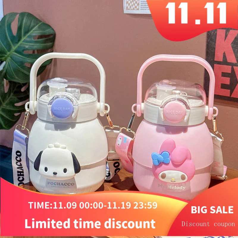 2024-New-Miniso-Sanrio-Hello-Kitty-Cinnamoroll-Kuromi-Children-Thermos ...