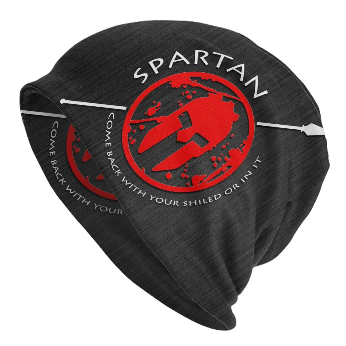 Sparta Skull Spartan Warrior Bonnet Hats Hip Hop Knit Hat For Women Men Winter Warm Skullies ...