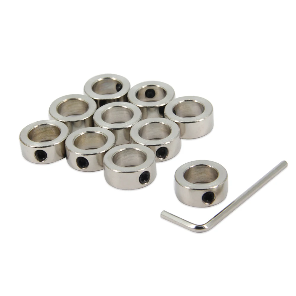 10pcs-pack-12mm-Shaft-Collar-T12-Lead-Screw-Lock-Ring-Carbon-Steel-with ...