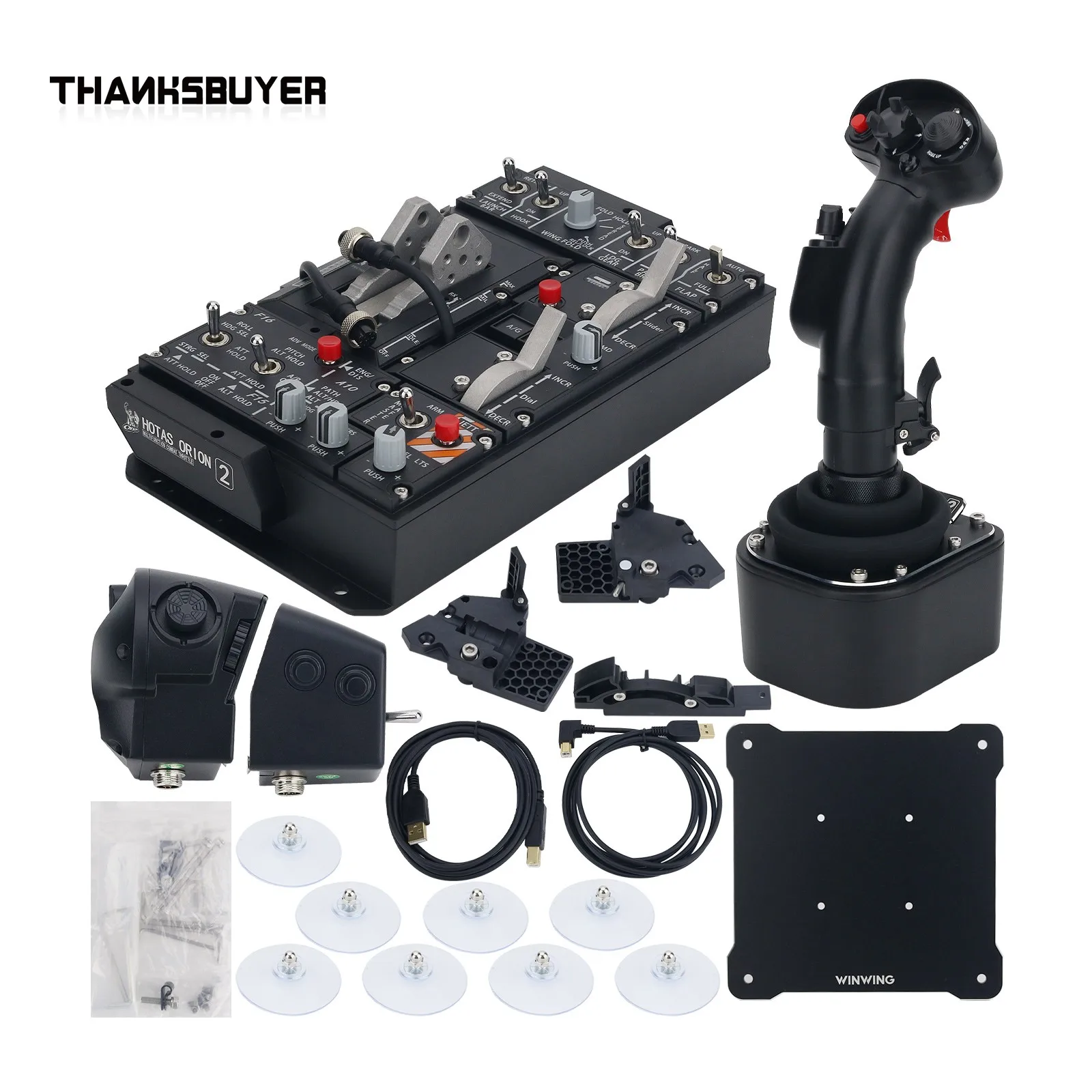 Simplayer-WINWING-F18-Flight-Stick-PVP-Set-Panel-2-3-MFD-2-Displays-for ...