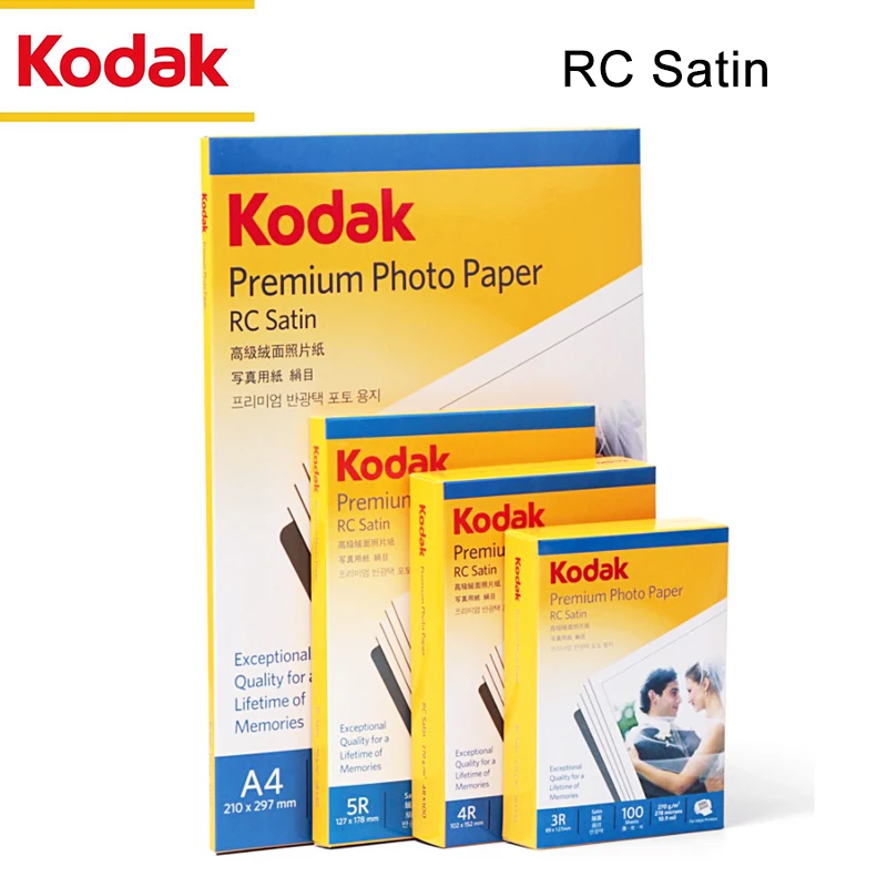 Classic-Kodak-Premium-Photo-Paper-RC-Satin-270GSM-6-Inch-A4-Color ...