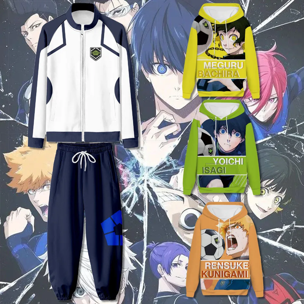 Blue-Lock-Reo-Nagi-Bachira-Isagi-Chigiri-Cosplay-Costume-Zip-Sportswear ...
