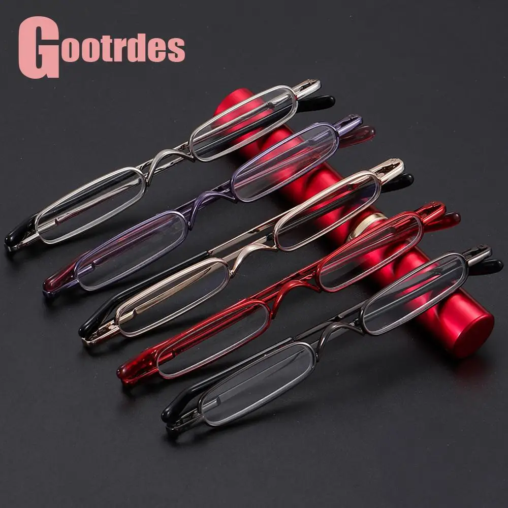 Compact-Mini-Slim-Pen-Reading-Glasses-for-Women-Men-Metal-Small-Tube ...