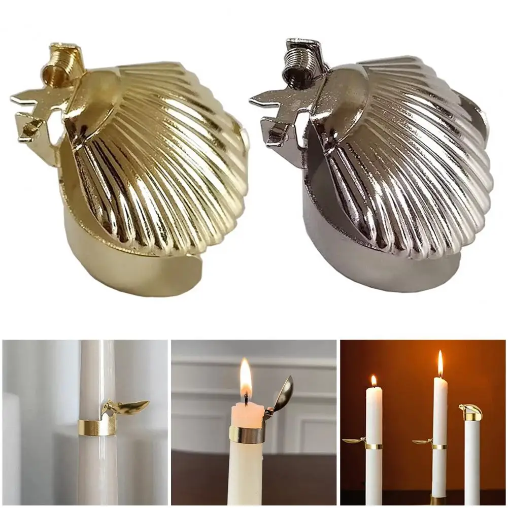 Automatic-Candle-Extinguisher-Metal-Shell-Shape-Adjustable-Clip-Type ...