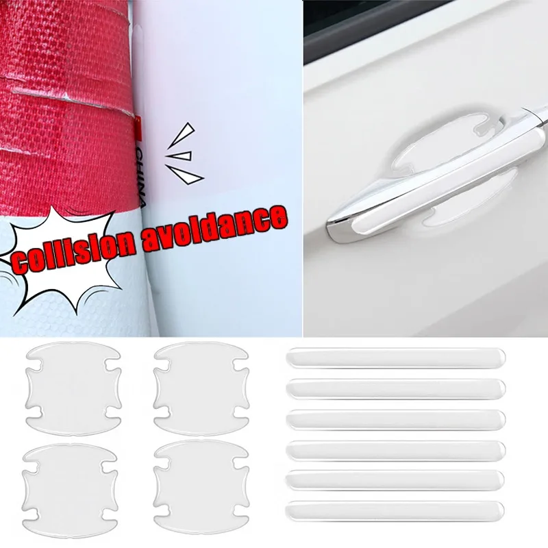Universal Invisible Car Door Bowl Handle Protective Sticker Anti ...