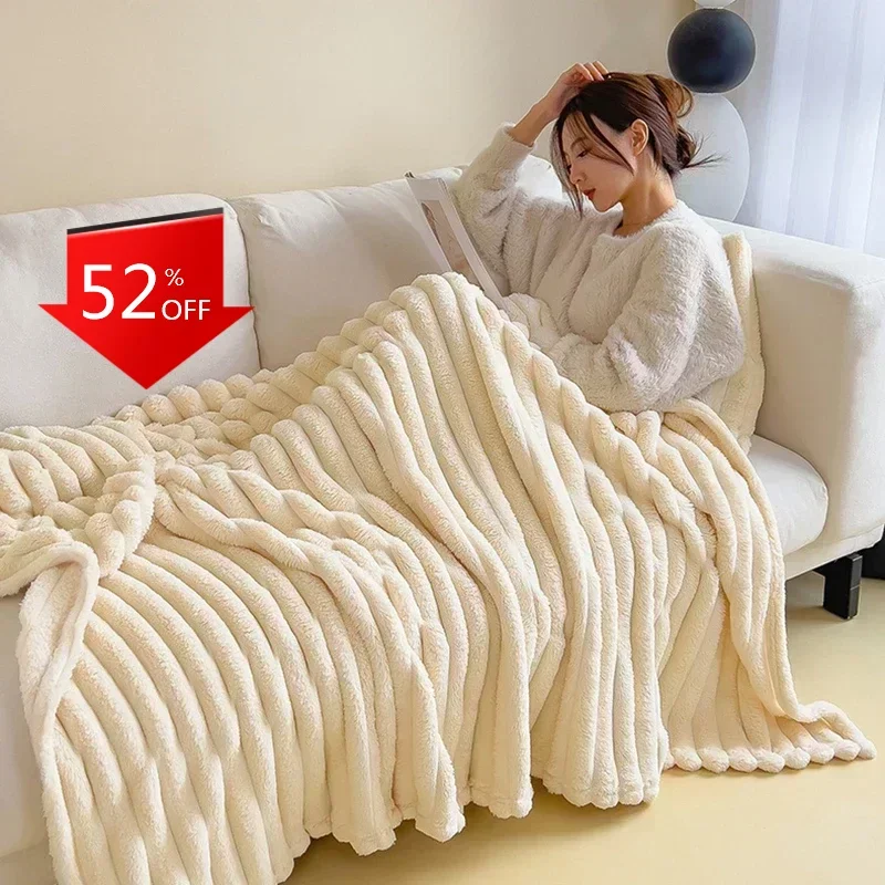Solid-Color-Blanket-Thin-Fluffy-Sofa-Throw-Blankets-for-Beds-Sofa ...