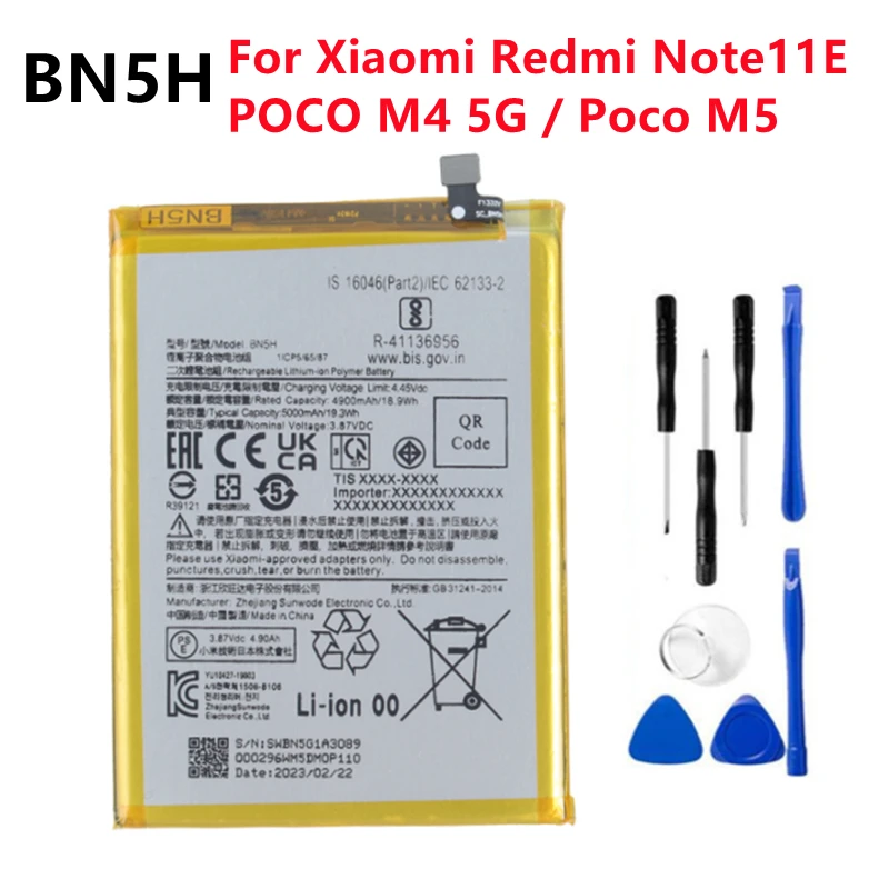 High-Quality-5000mAh-BN5H-Battery-For-Xiaomi-Redmi-Note11E-POCO-M4-5G ...