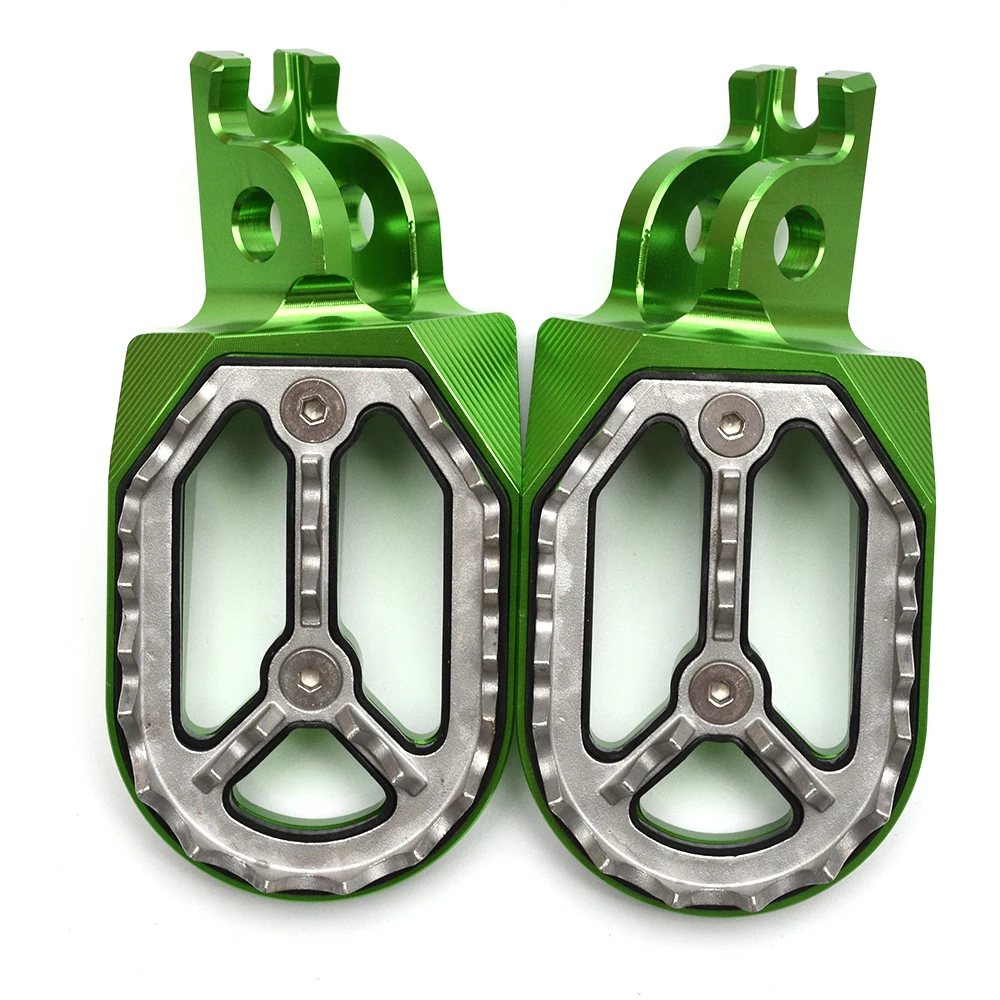 Wide Footrest Foot Pegs Steps For Kawasaki KX250 250F 05-07, KX250F ...
