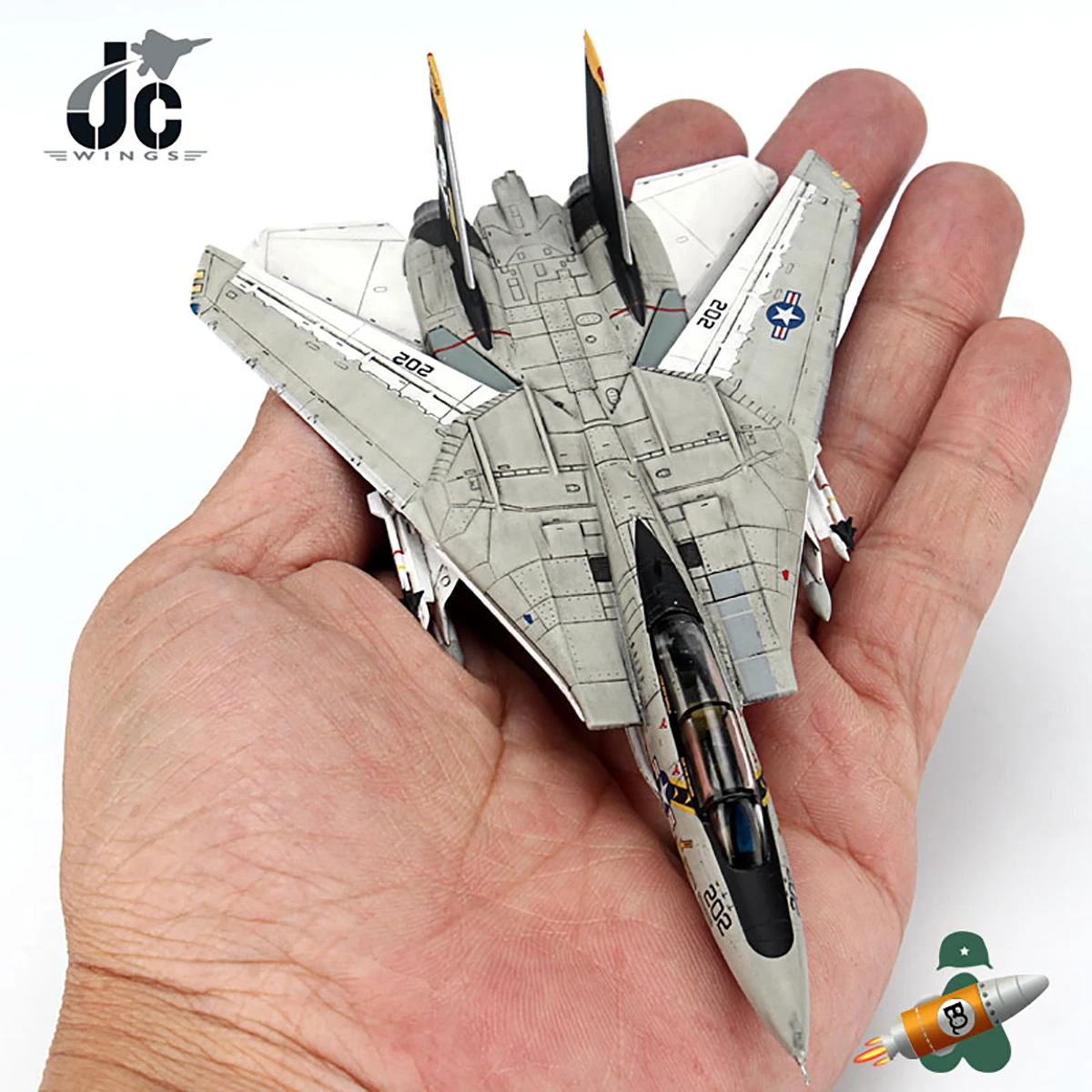 JC 윙스 JCW 144 F14 004 톰캣 F 14A 졸리 로저스 VF 84 완성 전투기, 14cm 소장 레벨 모델, 1:144| | - AliExpress